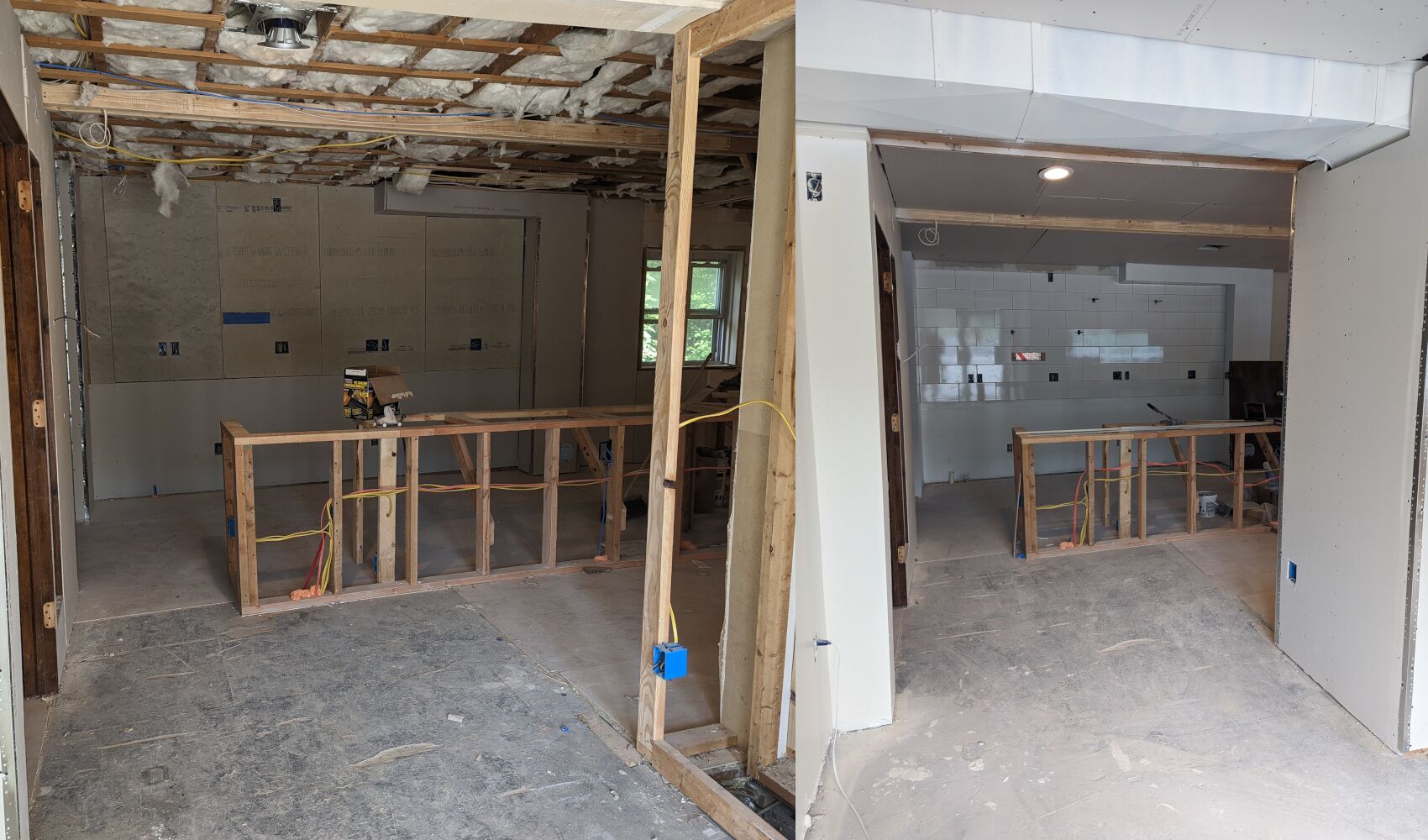 Preparing for the drywall inspection – Jiva Java Cafe